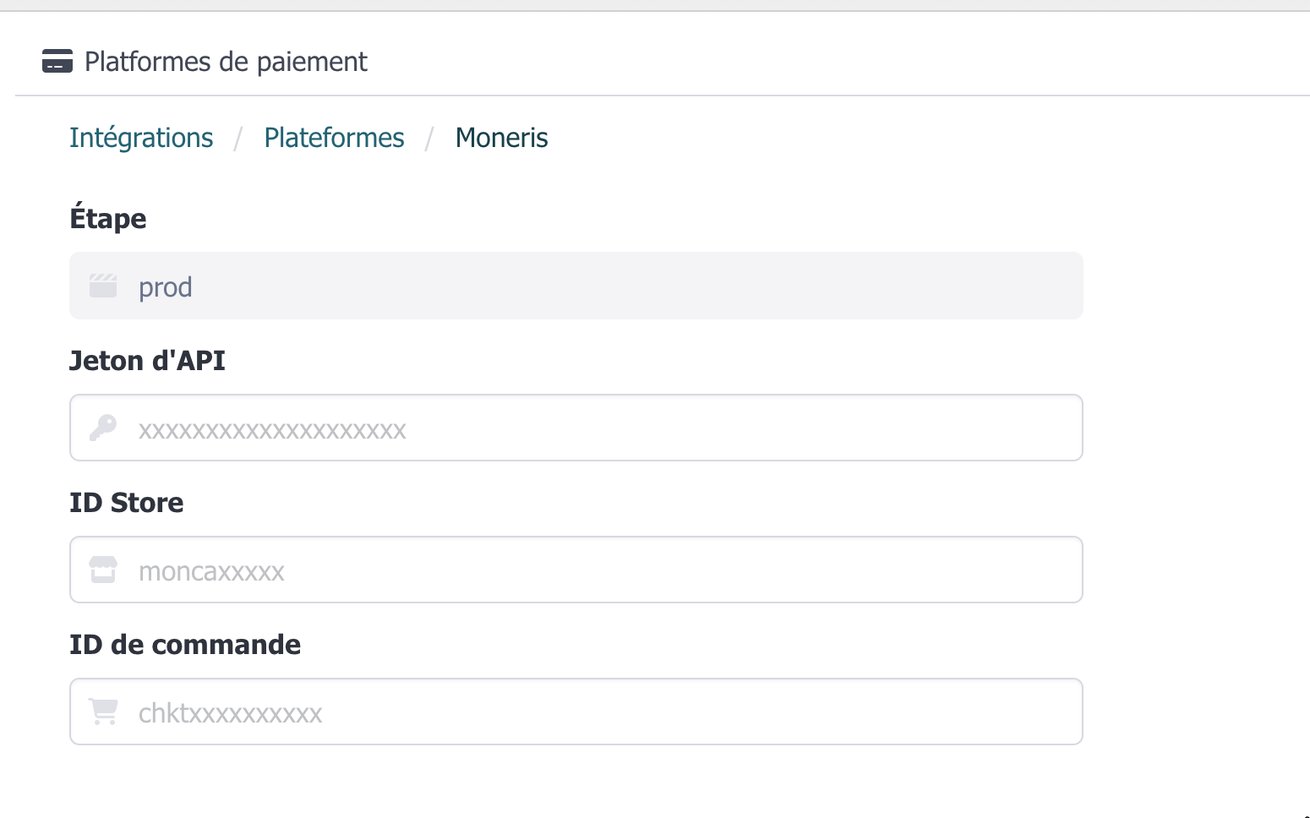 Comment configurer le Module de paiement avec Moneris? (Ancienne version)