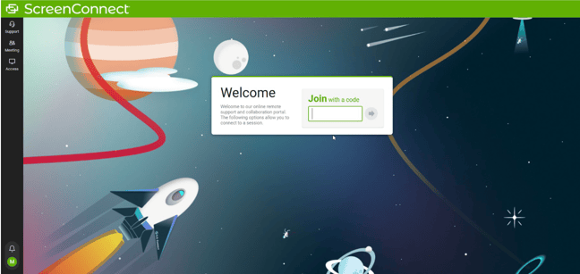 How to do a remote session with ScreenConnect