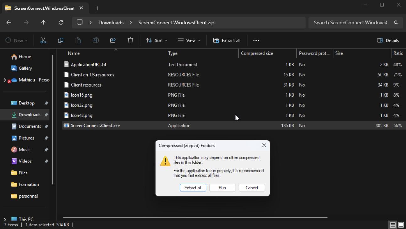 How to do a remote session with ScreenConnect