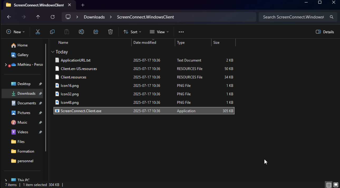 How to do a remote session with ScreenConnect